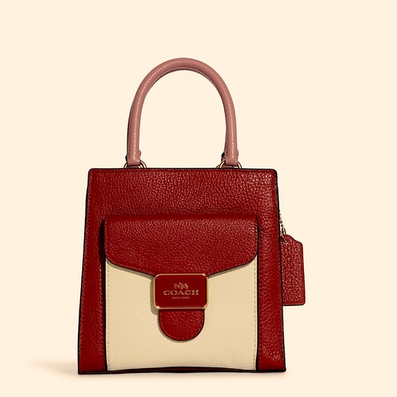 Coach | Bags | Coach Mini Pepper Crossbody In Colorblock | Poshmark